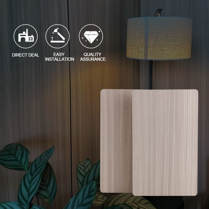 Fireproof Bamboo Charcoal Fiber Board - Wood Grain PVC Panel