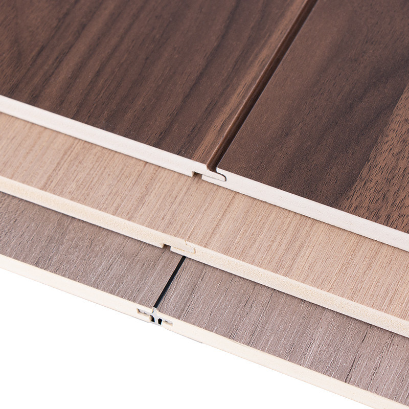 Custom WPC Slotted Wood Veneer Wall Panel - Waterproof & Fireproof